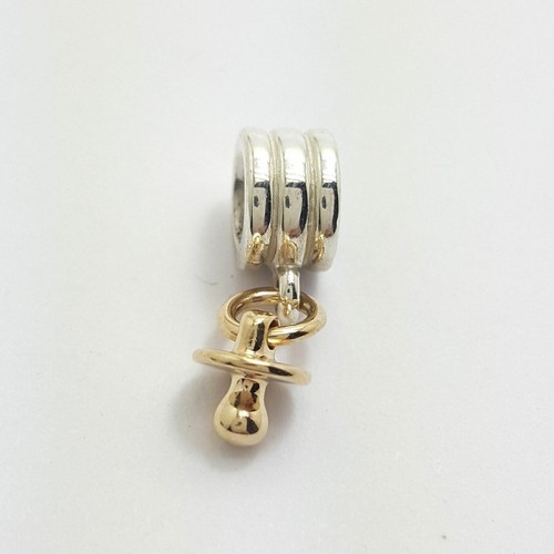 Genuine Two Tone Silver 14ct (585) Yellow Gold Pandora Hanging Dummy ...