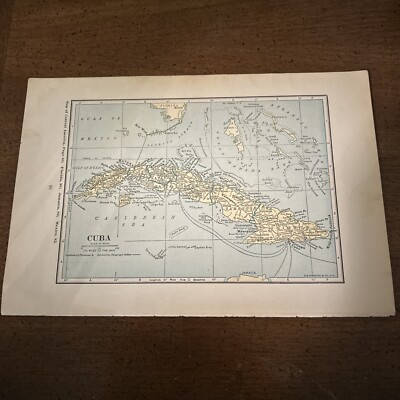 1900-Now - Antique Cuba Map