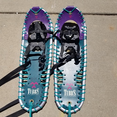 TUBBS TD91 CONTROL WINGS GREEN/PURPLE 8" x 25" SNOWSHOES | eBay