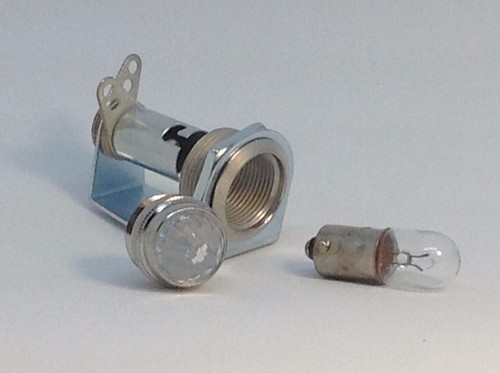 Tube Amp Pilot Light Lamp Assembly with Clear Jewel + Number 47 Bulb ...