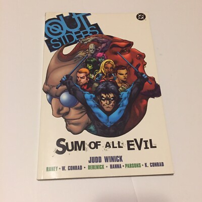 DC Comics Outsiders: Sum Of All Evil 2004 Paperback Graphic Novel Hero ...