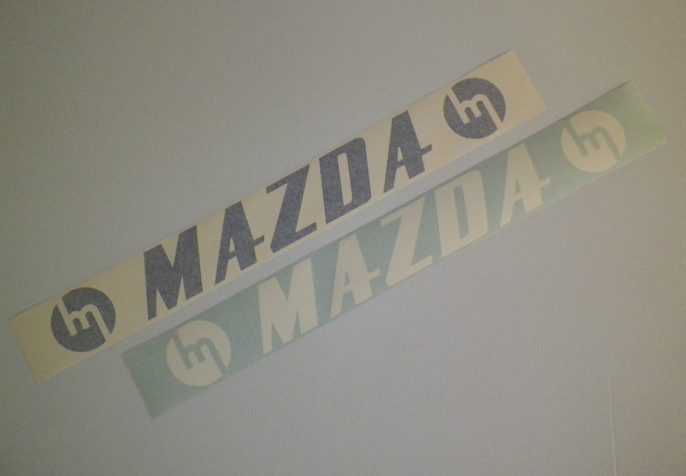 New MAZDA Classic Logo Windshield Hatch Decal RX2 RX3 RX4 RX7 COSMO ...