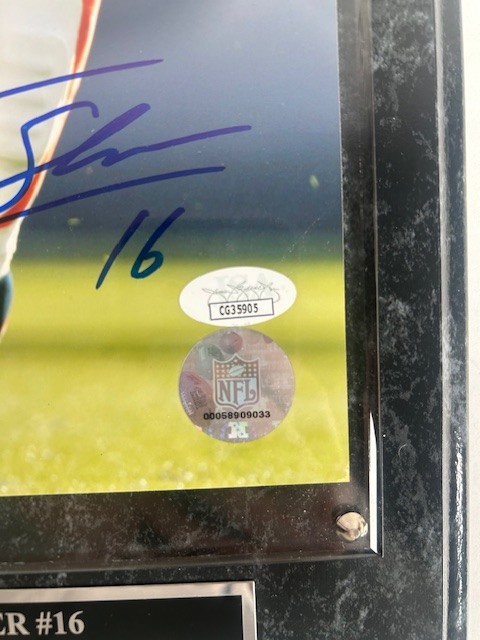 Jake Plummer Autographed 8x10 Photo with Plaque JSA COA | eBay