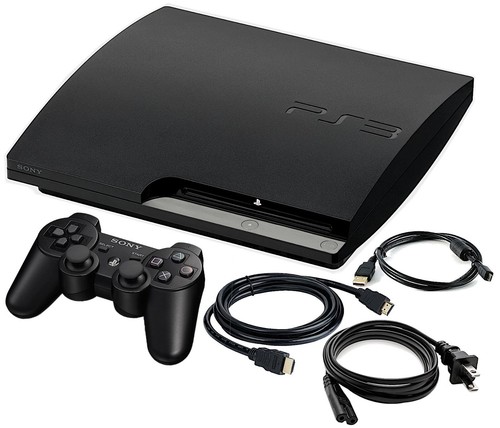 Authentic PlayStation 3 PS3 Slim Console + 120GB 160GB 250GB 320GB ...