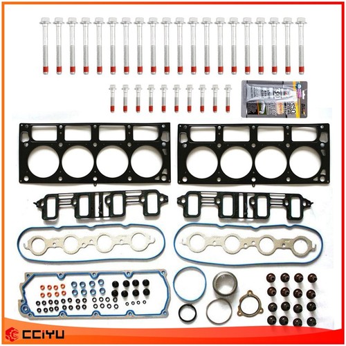Head Gasket Bolts Set For 07-11 GMC Chevrolet Cadillac 6.2L 6.0L VIN K ...