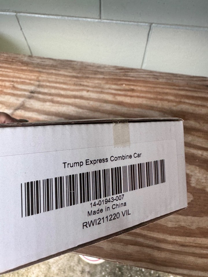 Trump Express Combine Car Hawthorne Village COA | eBay