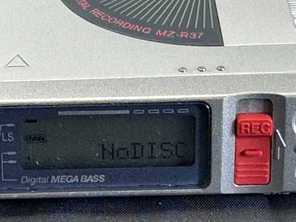 SONY MZ-R37, MD Walkman Digital Minidisc Player / Recorder *TESTED ...