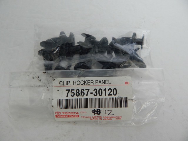Toyota OEM Exterior-rocker Molding Clip 7586730120 for sale online | eBay