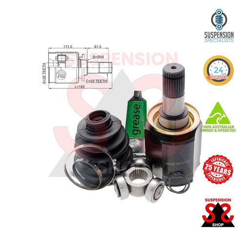 Front Axle Left Cv Joint Kit, Drive Shaft Suit LAND ROVER Discovery 3.0 ...