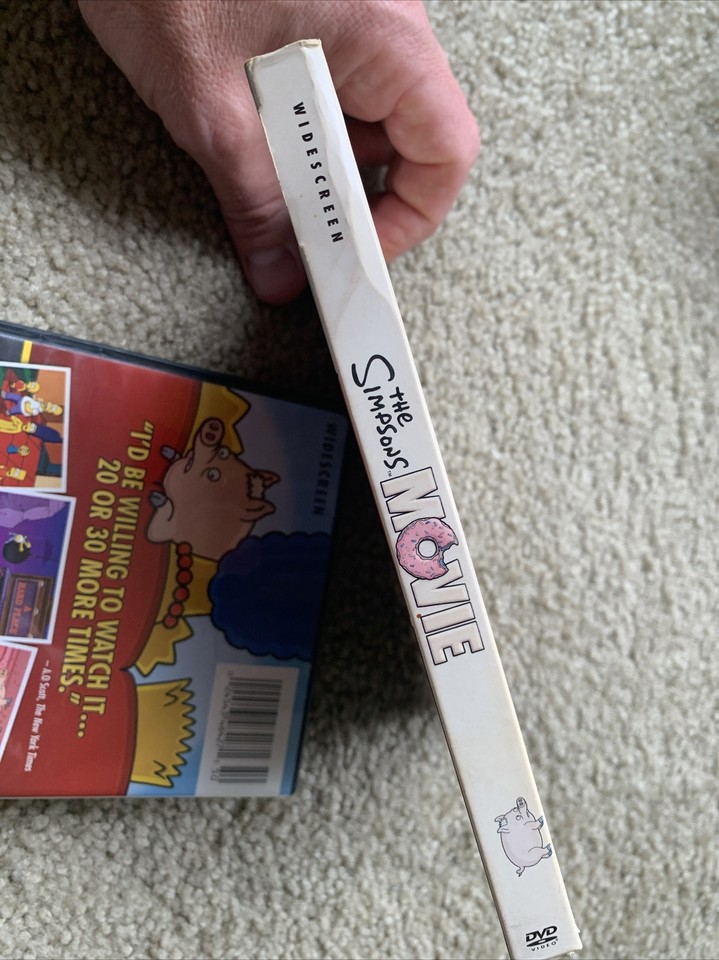 The Simpsons Movie (DVD, 2007) Widescreen Edition, Slipcase Good, DVD ...