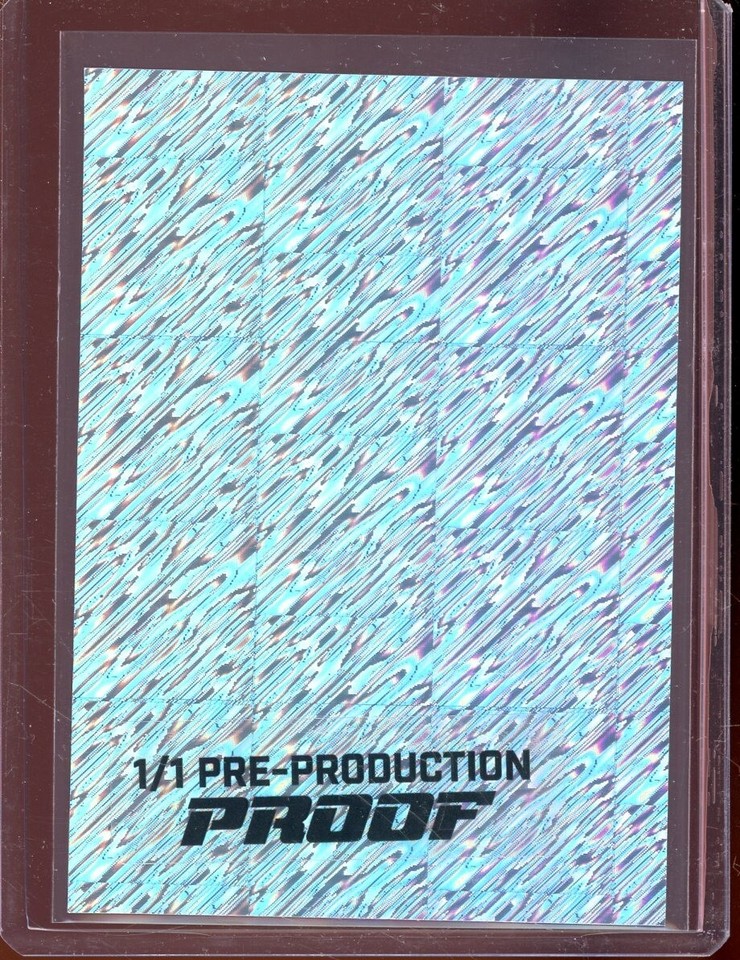 2024 Leaf Collective Proof Pro Set Shimmer Purple Gerry Cheevers (1/1 ...