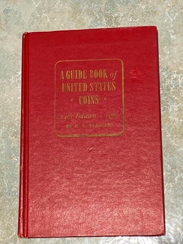 1971 Red Book 24th Edition A Guide Book of United States Coins R.S ...