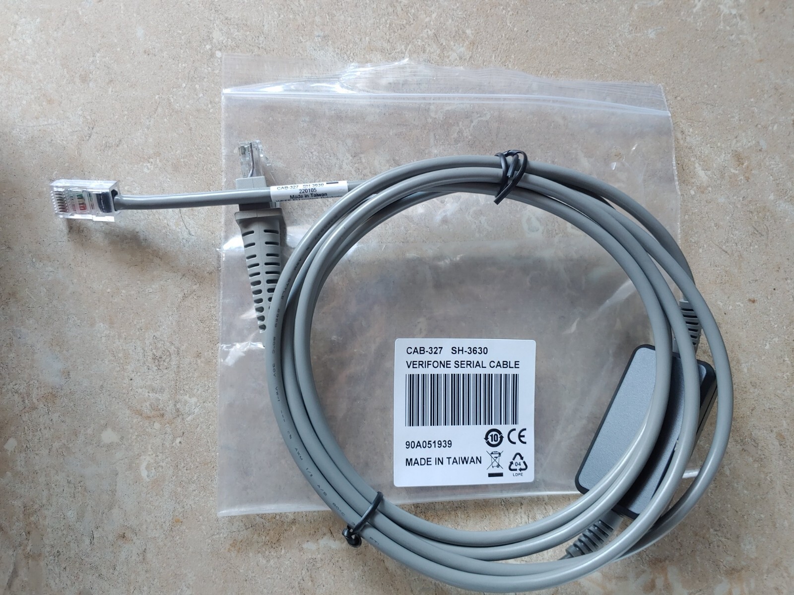 Datalogic Scanner Cable For Verifone Ruby 2, CI, C18 Topaz, XL COM8 RJ50 to RJ45 | eBay