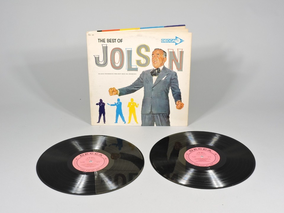 Al Jolson–The Best Of Al Jolson - Vintage Vinyl LP 1962 Decca DXA-169 ...