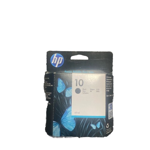 ORIGINAL HP 10 BLACK C4844A 69ml INK CARTRIDGE | eBay