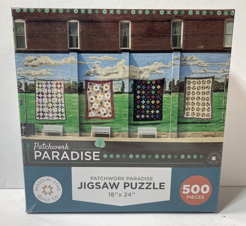 Missouri Star Quilt Co. Patchwork Paradise 500 pc Jigsaw Puzzle 18"x24" New Seal 810049522278| eBay