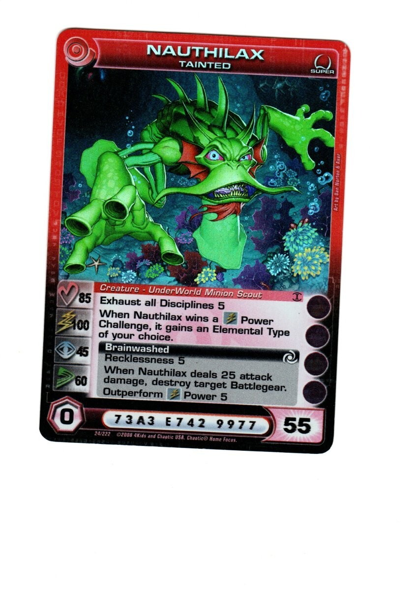 Chaotic Underworld Nauthiliax Tainted Super Rare | eBay