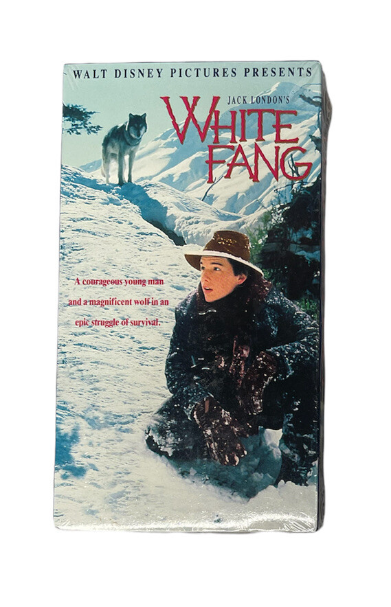 NEW Vintage Walt Disney White Fang Movie (VHS, 1991) Jack London ...