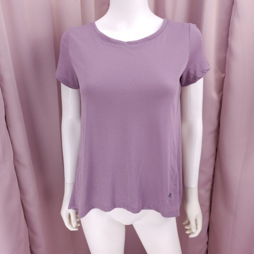 Under Armour Heat Gear Women's Purple Open Back Loose Fit Athletic Top ...