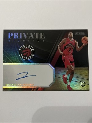 JONATHAN MOGBO 2024-25 PANINI PRIVATE SIGNINGS ROOKIE AUTOGRAPH RC AUTO ...