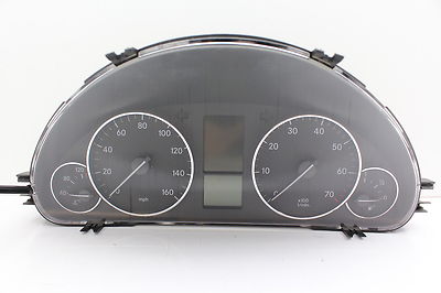 05 06 MERCEDES C230 C350 SPEEDOMETER HEAD INSTRUMENT CLUSTER GAUGES 61K ...