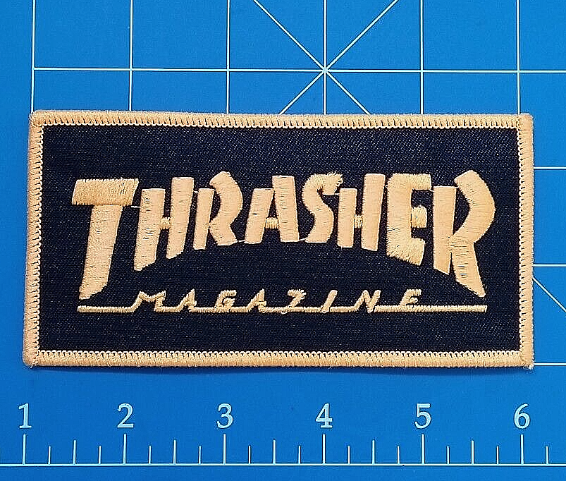 THRASHER MAGAZINE ORANGE LOGO PATCH, DRESS UP YO RAGGEDY ASS! | eBay