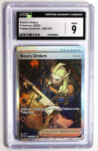 Pokemon TCG Boss's Orders 265/193 Paldea Evolved Special Illustration ...