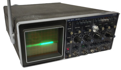 Philips PM 3217 50 MHz Oscilloscope - Vintage Analog - Power Tested | eBay
