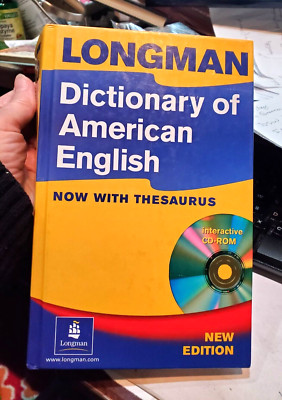LONGMAN hc Dictionary of American English w/cd Now with Thesaurus NEW ...