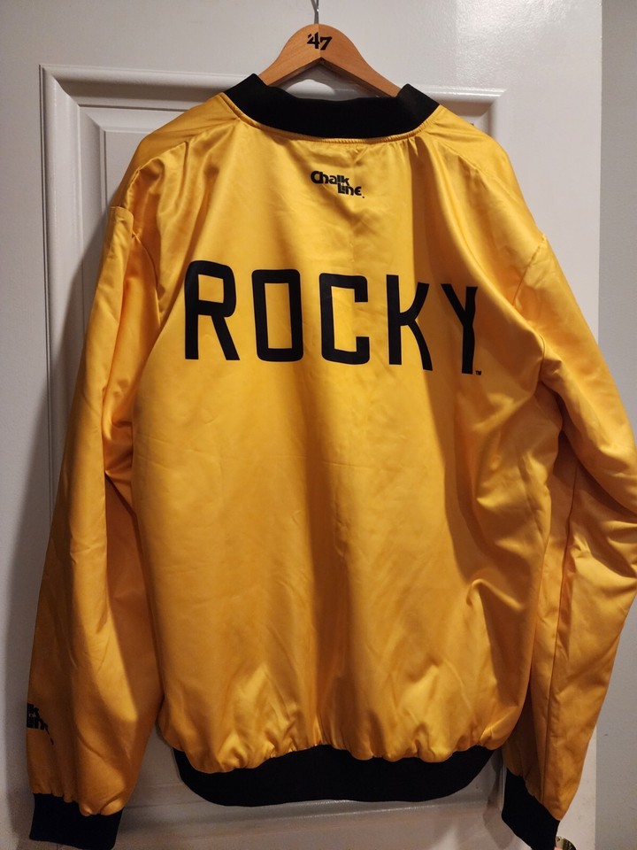Rocky 1 the Movie Chalk Line Satin Jacket | eBay