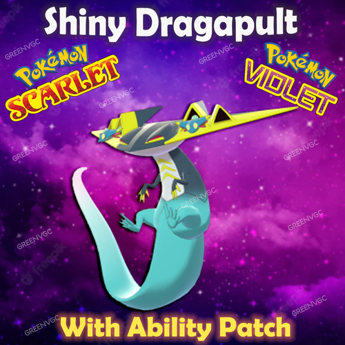 Shiny Dragapult 6iv Battle Ready | Pokemon Scarlet and Violet | eBay