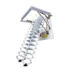 10.5ft White Attic Pull Down Ceiling Ladder 31.5x35.43in Concealed ...