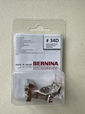 Bernina Reverse Pattern Foot with Clear Sole, 34D for Dual Feed ...