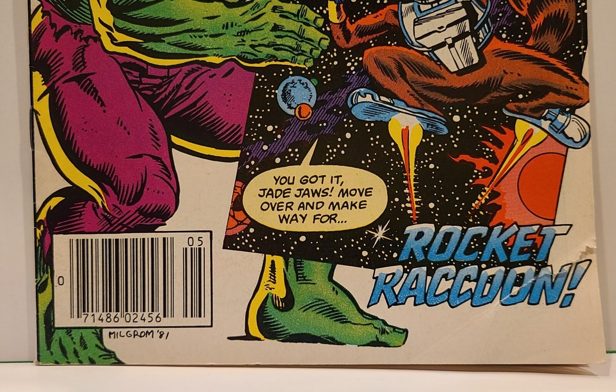 1st Appearance Of Rocket Raccoon