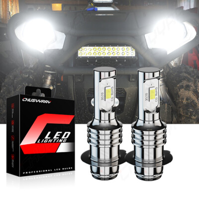 For Yamaha Banshee 350 1987-2006 - 2PC 6000K White LED Headlights Bulbs ...