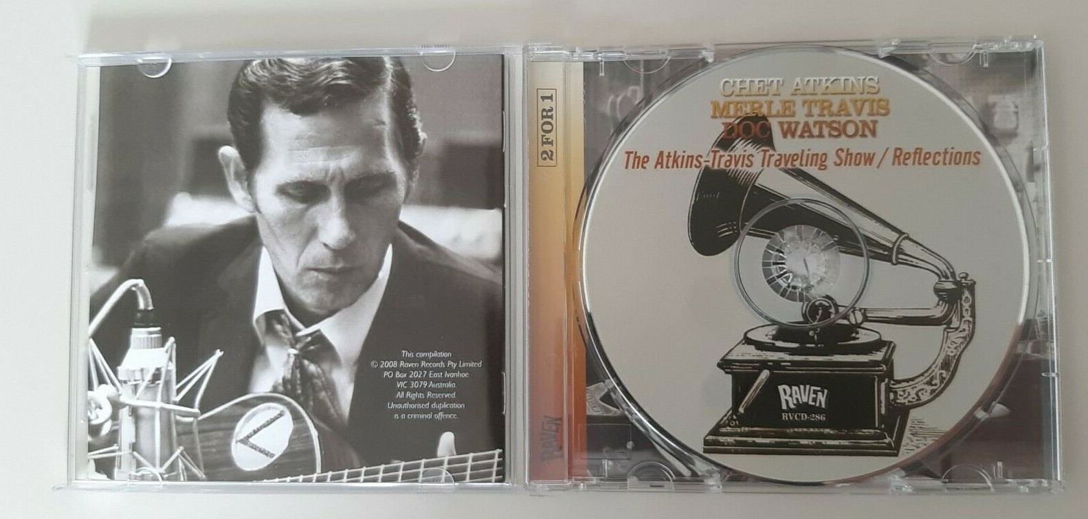 Chet Atkins Merle Travis Doc Watson The Atkins-Travis Traveling Show ...