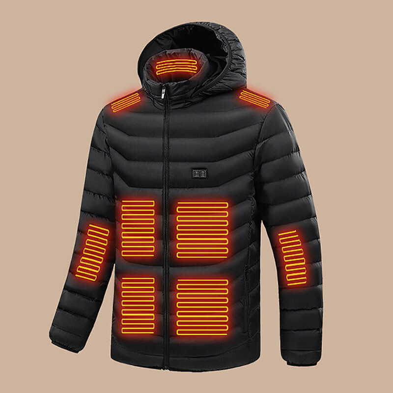 Heated Coat Winter Body Warm Electric USB Jacket Men Women Thermal ...