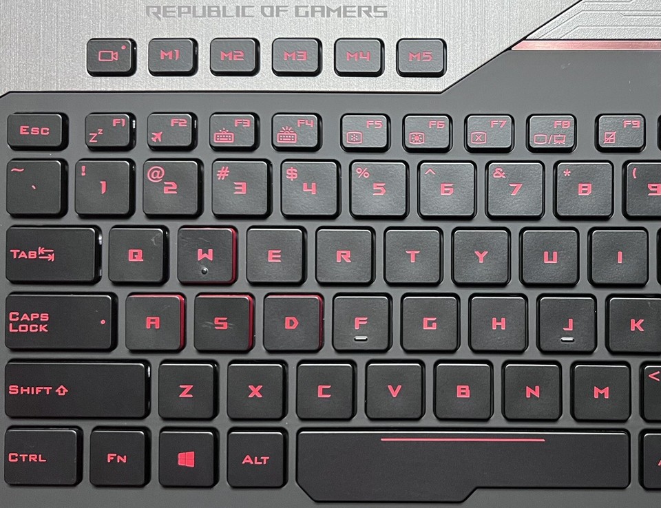 Asus ROG G752 | G752VM | G752VS LAPTOP KEYBOARD SINGLE REPLACEMENT KEYS ...