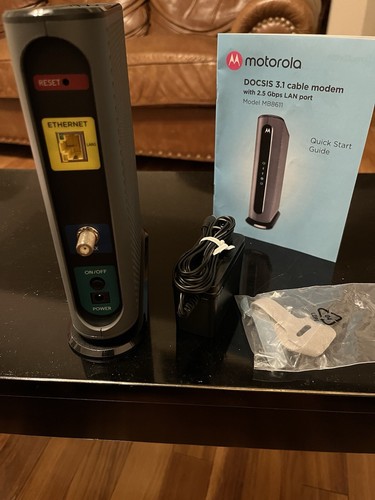 Motorola DocSis 3.1 Cable Modem With 2.5 Gbps LAN Port. Replacement ...