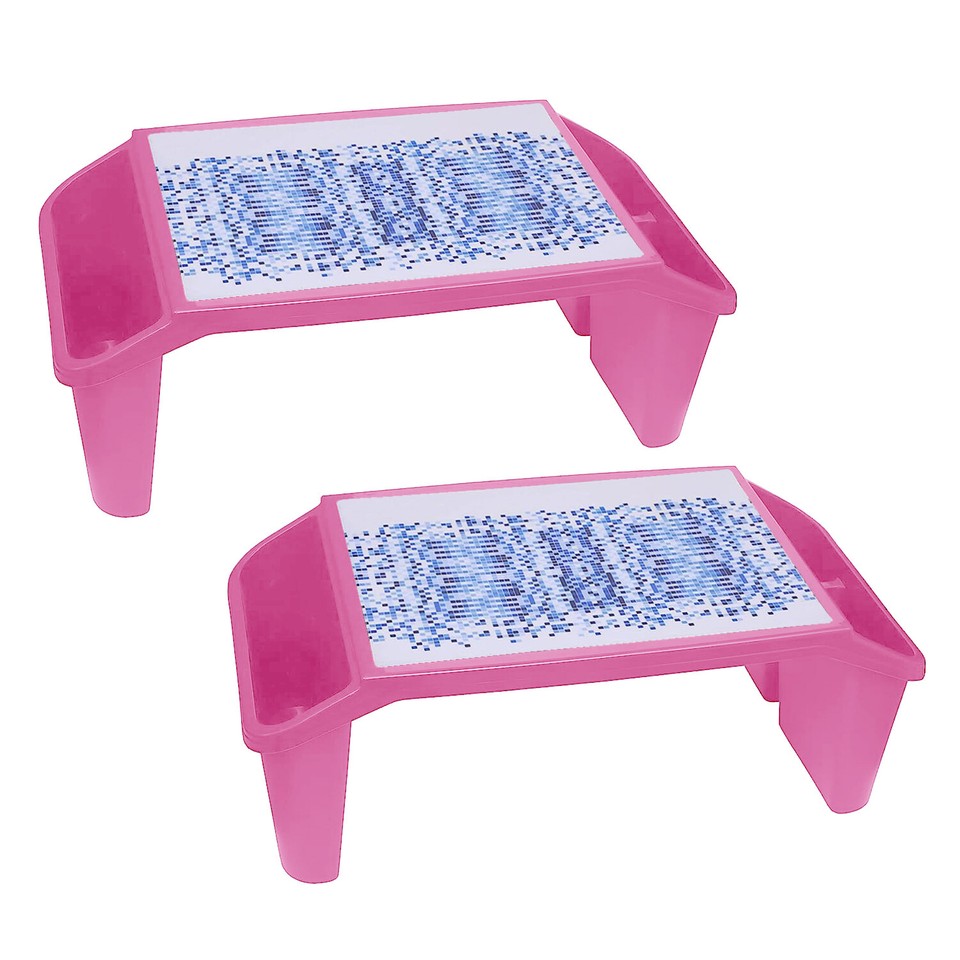 Plastic Lap Desk Kids Travel Activity Multipurpose Portable Bed ...