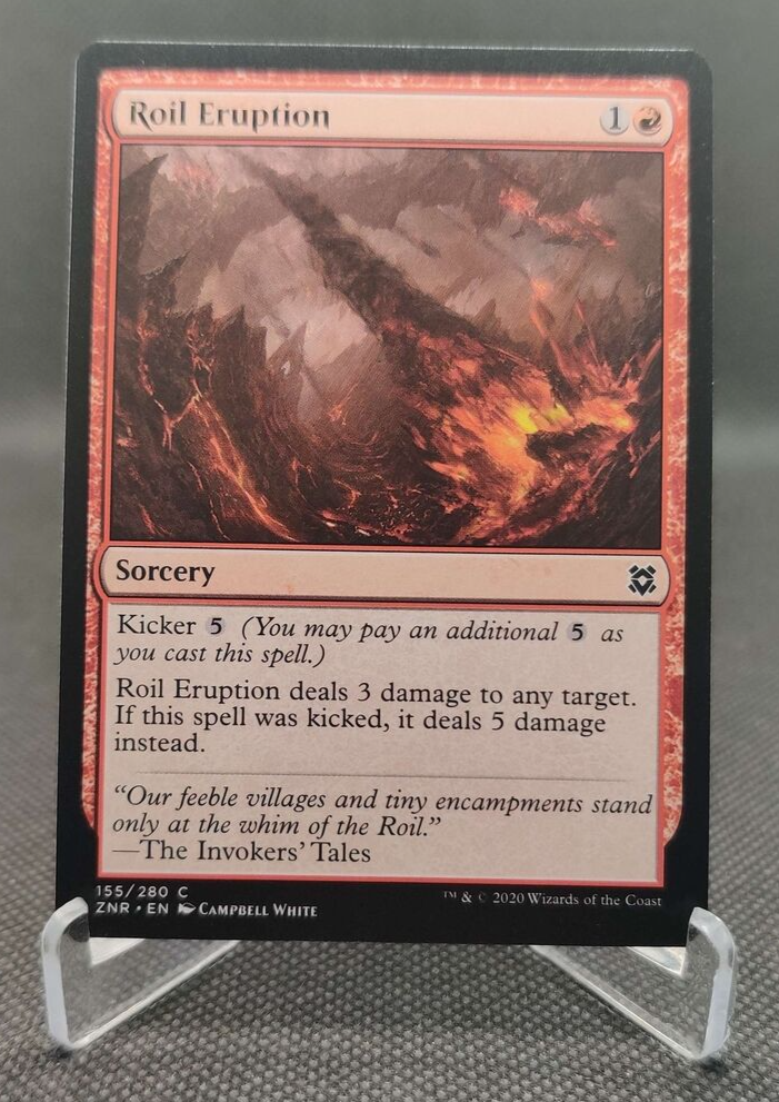 MTG #155 Roil Eruption Zendikar Rising magic the gathering card | eBay