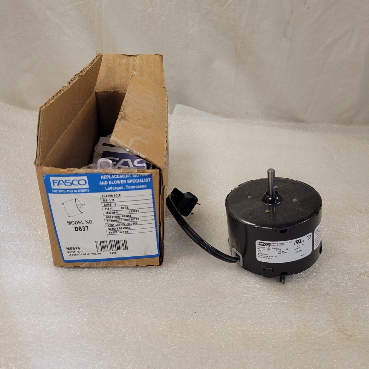Fasco Bathroom Fan Motors Supco SM550 Bathroom Exhaust Fan Motor