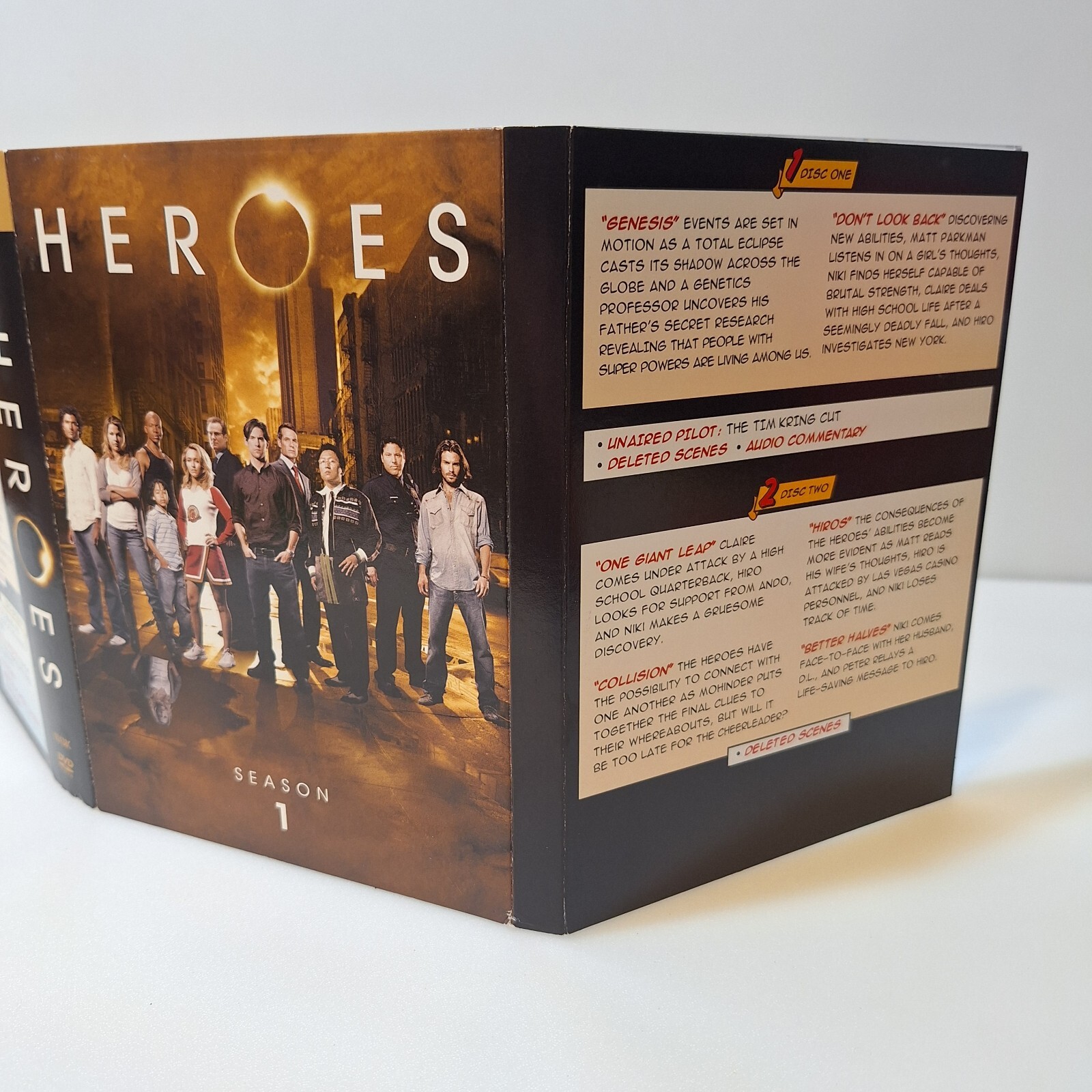 Heroes: Season 1 7 Disc DVD Set + Bonus Material Premiere Hayden ...