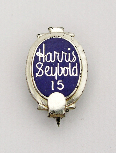 RARE HARRIS SEYBOLD STERLING SILVER LAPEL PIN - 15 YEAR - CMS CO. | eBay