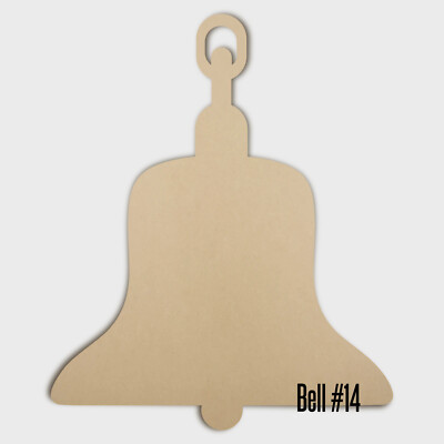 Wooden Bell Shape 100-600mm 3mm MDF - Craft Unpainted - Laser Cut ...
