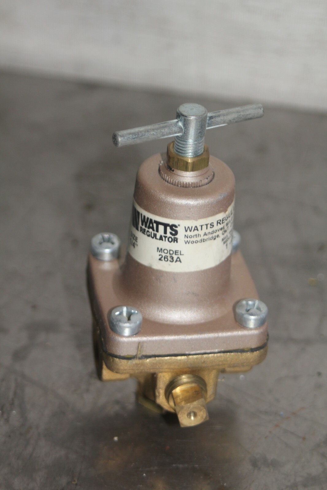 Watts Pressure Regulator No. 263A 1/4" | eBay