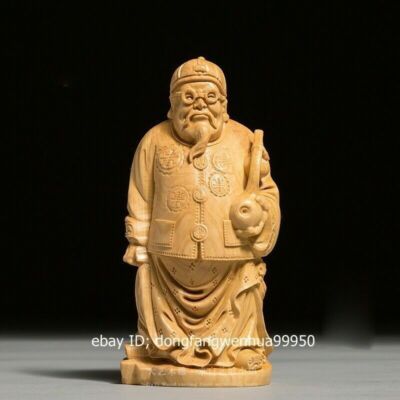 Carved Figures - Hand Carved Man - 4