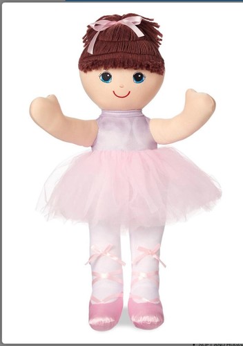 Kidoozie 20" Love ‘n Hug Ballerina Doll, Rag Doll Toy for Children Ages ...