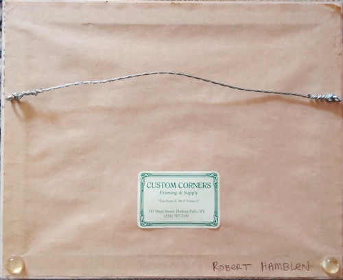 Robert Hamblen/Original Oil Painting/Signed/Landscape/Woods/American ...