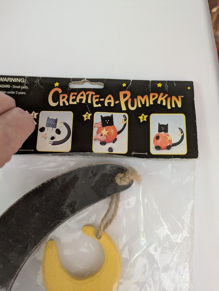 Create A Pumpkin Reusable Decorating Kit Black Cat Jack-o’-lantern ...